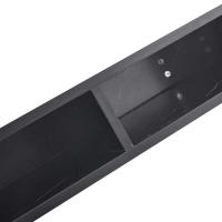 China 31.5in Marble MDF Top Console End Table 40x21.65in Thin Long Side Table Black for sale
