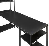 China Tomile Home Office Computer Desk with Storage Shelves 200lbs Capacity for sale
