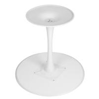 China Tulip Style Round Dining Table 29 inch White Pedestal Base Plywood Top for sale