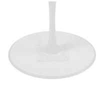 China Tulip Style Round Dining Table 29 inch White Pedestal Base Plywood Top for sale