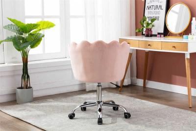 Cina Parte girevole rosa Shell Chair D17.72inch in vendita