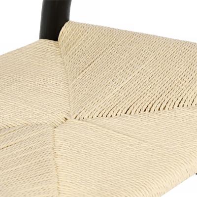 Cina Tomile Thermal Bending Black Ash Wishbone Chair For Kitchen in vendita