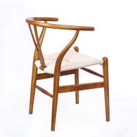 China 32in Chestnut Shell Solid Ash Wood Hans Wegner Wishbone Chair Dining for sale