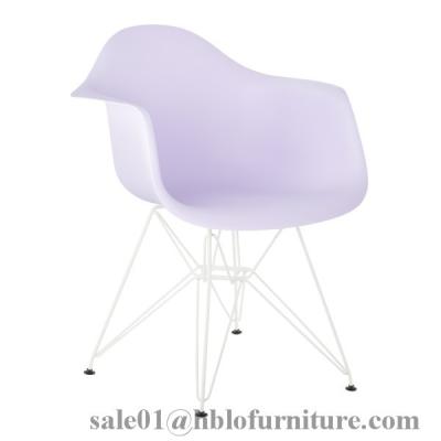China eames chair dining chairs pp chair metal legs leisure chair plastic chair for sale