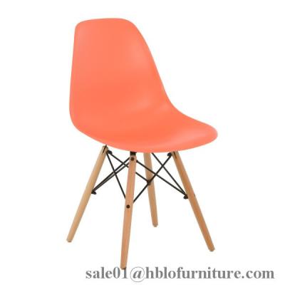 China eames chair dining chairs pp chair wood legs leisure chair plastic chair for sale