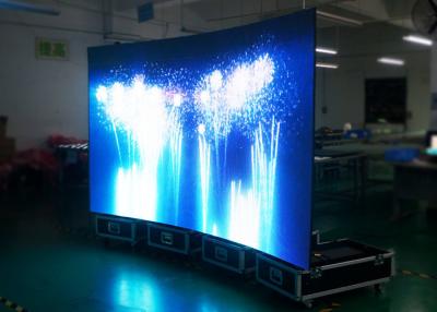 Cina Leggero rotoli su esposizioni di parete pieghevoli dello schermo 6mm del LED le video 11Kgs/Sqm in vendita