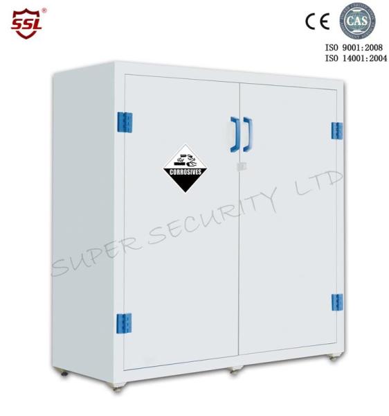 Quality Laboratory Plastic Corrosive Storage Cabinet For Clean Room , 30 Gallon for sale