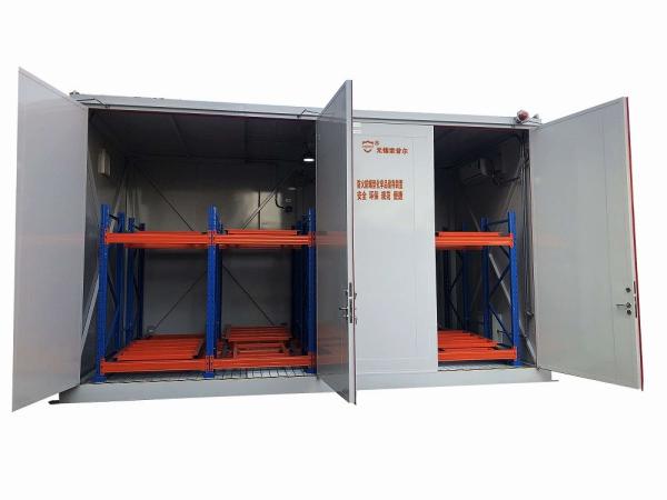 Quality Outdoor Hazmat Storage Building, Non-Combustible, Container for drums and IBCs  dangerous substance for sale
