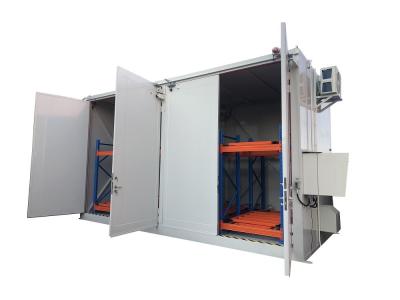 Armazenamento de substâncias perigosas ao ar livre Edifício Container não combustível para tambores e IBCs Substância perigosa