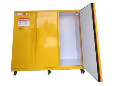 Cina Acido pericoloso immagazzinato in laboratorio in un armadietto per prodotti chimici giallo 766 litri per liquidi in vendita