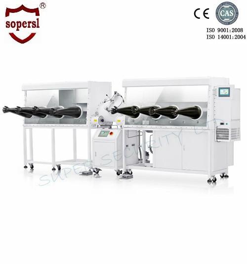 Quality Chemical Customize Glove Box with Gas Purification System for Lab usage for sale