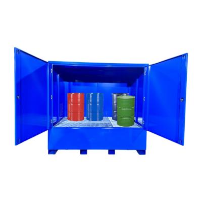 China EN-55-Gallon Drum Capacity All Steel Flammable Storage Cabinet with Exhaust System for Hazardous Materials for sale