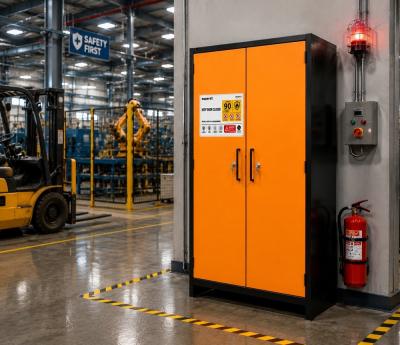 China SUPER EN14470 90 Minute Fire Resistant Chemical Storage Cabinet for sale