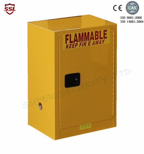 Quality Metal Portable Chemical Storage Cabinet With Single Door , 12gallon Flammable Safety Cabinet for sale