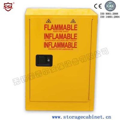 China Gabinete de almacenamiento químico portátil del metal de SSM100012P con el gabinete de seguridad inflamable de la sola puerta en venta