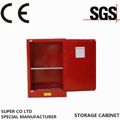 China Red Combustible Liquids Chemical Storage Cabinet with 4gallon for sale