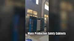 Industrial Chemical Storage Cabinet Mass Production in Factory