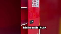 SUPER 45-Gallon (170L) Combustible Safety Cabinet | NFPA 30 & OSHA Compliant Industrial Flammable St