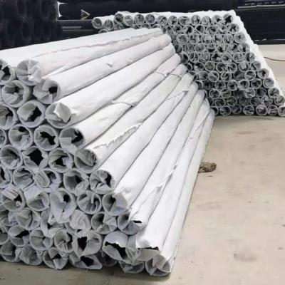 China Flexible Plastic Drainage Ditch Geotextile Wrapped Plastic Blind Ditch For Sports Field And Municipal Drainage for sale