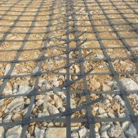 China High Modulus Fiberglass Geogrid Soil Stabilization Reinforcement Engineering Material for sale