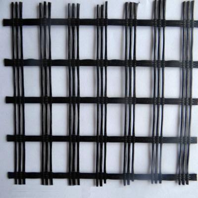 China Durable Asphalt Reinforcement Fiberglass Geogrid Crack Control Pavement Solution for sale