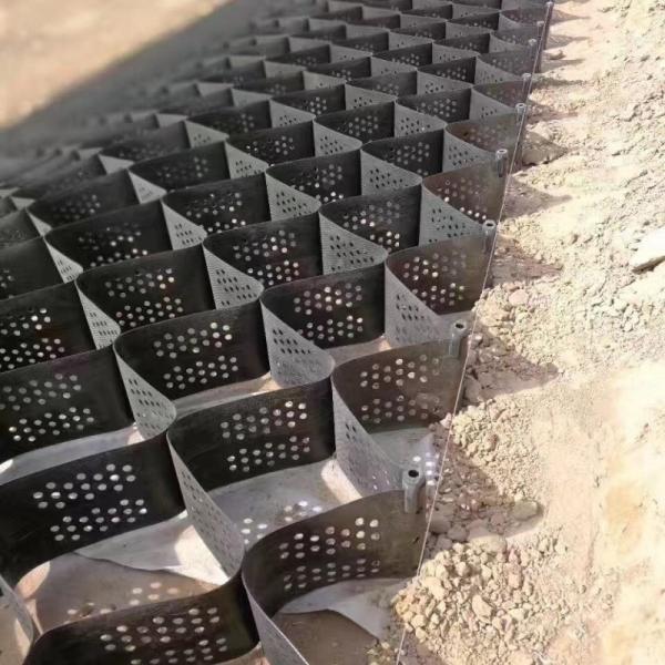 Quality Plastic Reinforcement HDPE Geocell Solutions For Breakwater Slope Protection for sale
