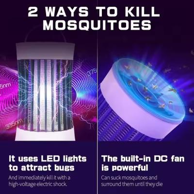 China JZ Rechargeable Insect Pest Control Machine With Battery 7H Working Time Smart Mosquito Killing Lamp With UV Light for sale