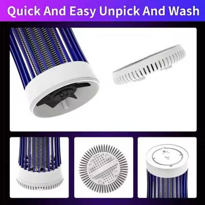 China JZ Rechargeable Insect Pest Control Machine With Battery 7H Working Time Smart Mosquito Killing Lamp With UV Light for sale