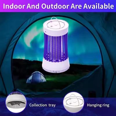 China JZ Rechargeable Insect Pest Control Machine With Battery 7H Working Time Smart Mosquito Killing Lamp With UV Light for sale