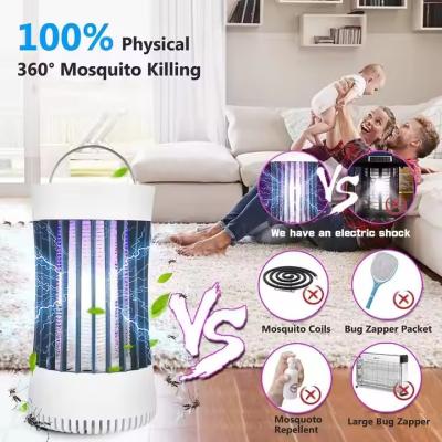 China JZ Rechargeable Insect Pest Control Machine With Battery 7H Working Time Smart Mosquito Killing Lamp With UV Light for sale