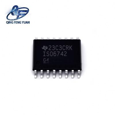중국 텍사스 ISO6742DWR 재고 전자 부품 통합 회로 마이크로 컨트롤러 TI ISO6742DWR IC 칩 제조업체 SOIC16 판매용