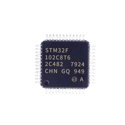 China STMicroelectronics STM32F102C8T6 electronic Components Resistor 32F102C8T6 Microcontrollers for sale