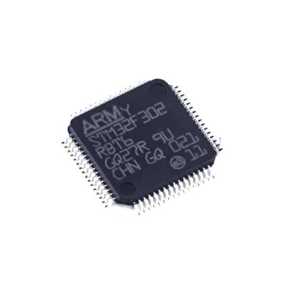 China STMikroelektronik STM32F302RBT6 bom Vertriebsdienst Elektronische Chip Ic Komponenten 32F302RBT6 Acitance Clip zu verkaufen