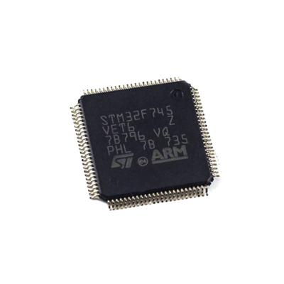 STMmicroelectronics STM32F745VET6 電子ストックIC部品のためのアルミホイル 32F745VET6 チップ Mcu 100Lqfp