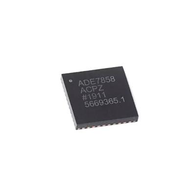 China Low Power Consumption ADE7858ACPZ IC support SPI I2C UART integrates internal memory computational units ADE7854 ADE7878 for sale