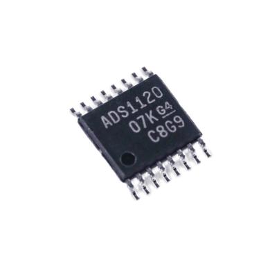 China Análogo ADS1120IPWR Tipos de microcontrolador Imagen ADS1120IPWR Componentes electrónicos IC Chip PQFP en venta