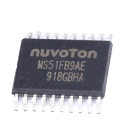 China Nuvoton MS51FB9AE IC MCU 8BIT 16KB FLASH 20TSSOP electronic components 20-TSSOP 16K x 8 MS51FB9AE for sale