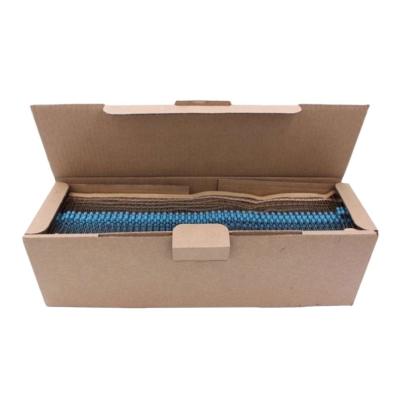 중국 컬러 링 저항 1/8W 1/4W 1/2W 1W 2W 3W 5W 30W 0.33k 1k 2k 4.64k 10k 17k 18k 22k 25k 오hm 저항 금속 필름 저항 판매용