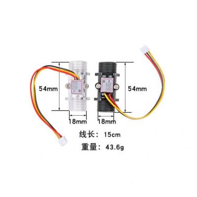China YF-S201C High Accuracy Tubine Flowmeter Visible Transparent Material Water Flow Sensor for sale