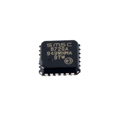 China Ethernet IC chips MICROCHIP LAN8720A-CP-TR QFN24 Electronic Components Z8f1233hj020eg for sale