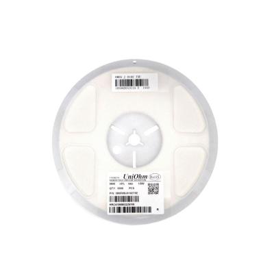 China Voltage Divider Resistor 0603 J 2.2R 5% UniOhm Electronic Components for sale