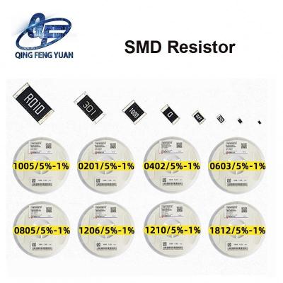 China Resistor SMT Inspection Methods 1206 5% J 1R SMD Electronic Components for sale