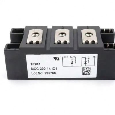 중국 핫 판매 MCC200-14IO1 반 브리지 200A1400V 티리스터 모듈 원본 새 판매용