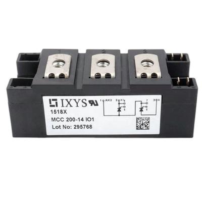 중국 핫 판매 MCC200-14IO1 반 브리지 200A1400V 티리스터 모듈 원본 새 판매용