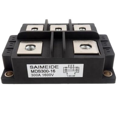 중국 핫 판매 MDS300-16 3단계 브릿지 300A1600V 직렬 다이오드 모듈 원본 새 판매용