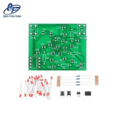 China Windmill Flashing Electronic Circuit Diagram MCU Production Rotating Light DIY Electronic Kit Electronic Build Kits for sale
