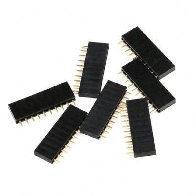 Cina Presa per intestazione pin femmina a fila singola da 2,54 mm 1 * 2p 3p 4p 5p 6p 7p 8p 9p 10p 12p Connettore pin in vendita