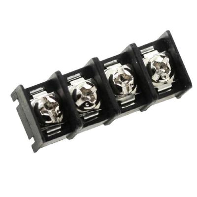 China 7.62 mm KF7.62-2P 3P 4P MG 762 -2 3 4 Pin Can be spliced Screw Terminal Block Connector Black 7.62mm Pitch for sale