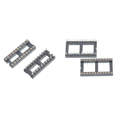 Cina Portatore di chip di prova IC a foro rotondo con presa di corrente Adaptore connesso di passo 8P 14P 16P 18P Volume ristretto in vendita