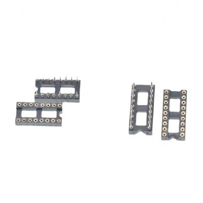 Cina Portatore di chip di prova IC a foro rotondo con presa di corrente Adaptore connesso di passo 8P 14P 16P 18P Volume ristretto in vendita